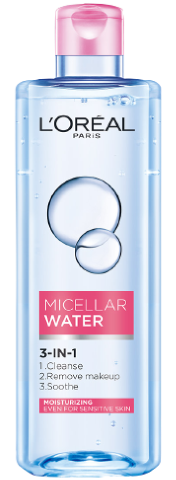 三合一卸妝潔顏水(保濕型) | 卸妝水 | 臉部清潔-L'Oréal Paris巴黎萊雅